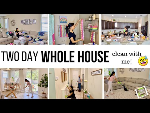 *TWO DAY* WHOLE HOUSE CLEAN & ORGANIZE WITH ME 2020 // CLEANING MOTIVATION // Jessica Tull cleaning