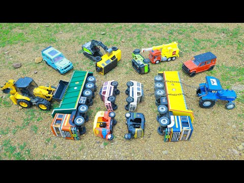Auto Rickshaw Tata Dumper Defender Scorpio Car Tipper Truck Accident Road Tractor Jcb Crane ? CS Toy