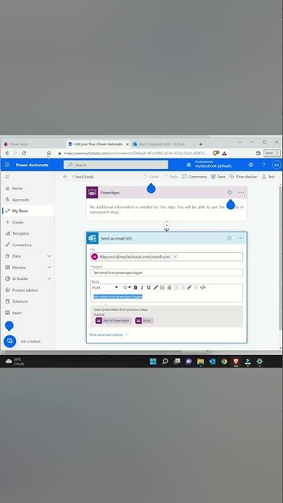 Call Power Automate from PowerApps #shorts 41 - YouTube