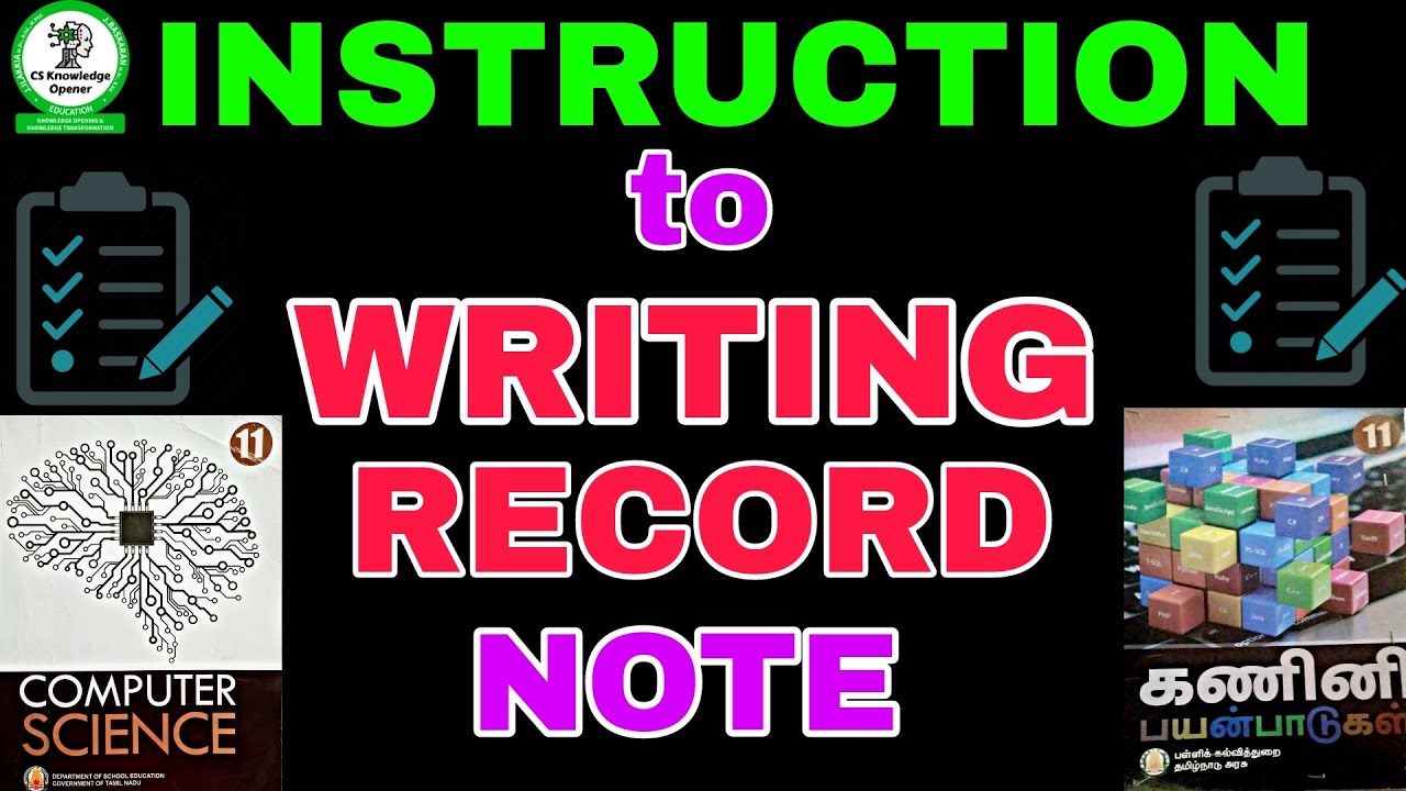11 Cs And Ca Instruction To Writing Record Note 2022 - Youtube