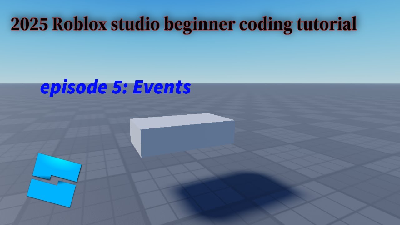 Roblox Studio Beginner tutorial ep5:Events - YouTube