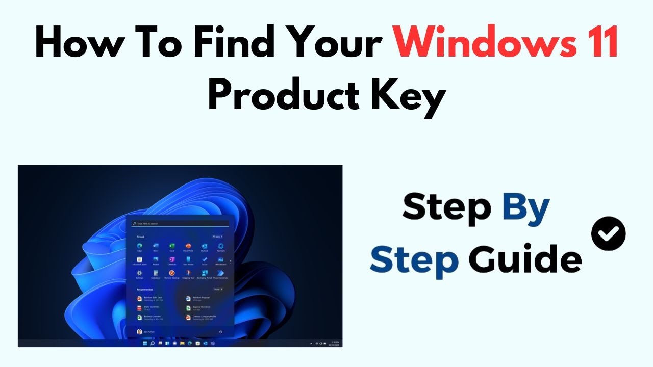 How To Find Your Windows 11 Product Key - YouTube