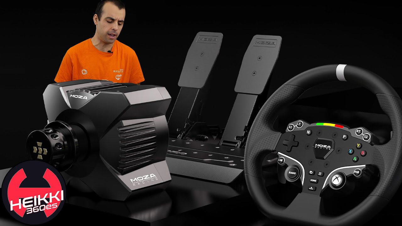 Moza presenta su primer volante para consola: así es el 'Moza R3' - YouTube