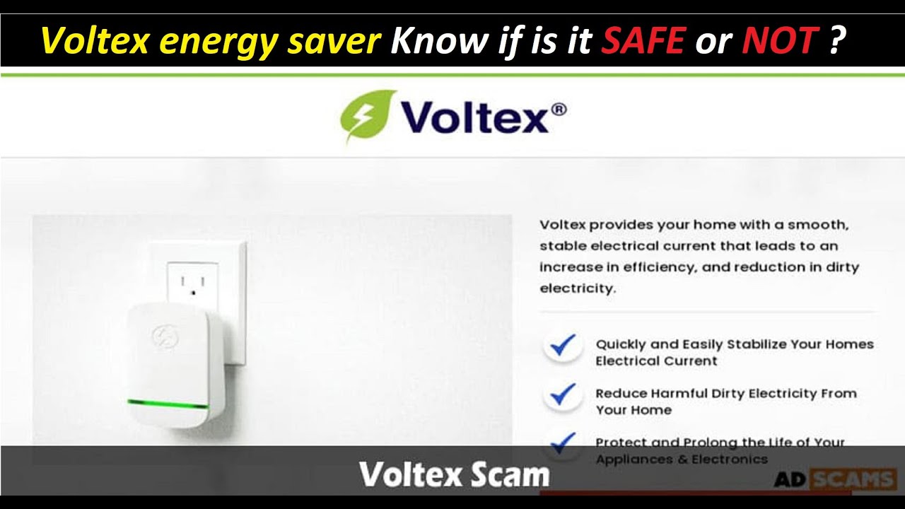 voltex reviews ! Voltex energy saver reviews Know if is it SAFE or NOT ...