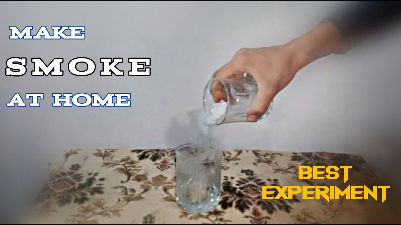 Make Smoke At Home || Best Experiment || First Video - YouTube