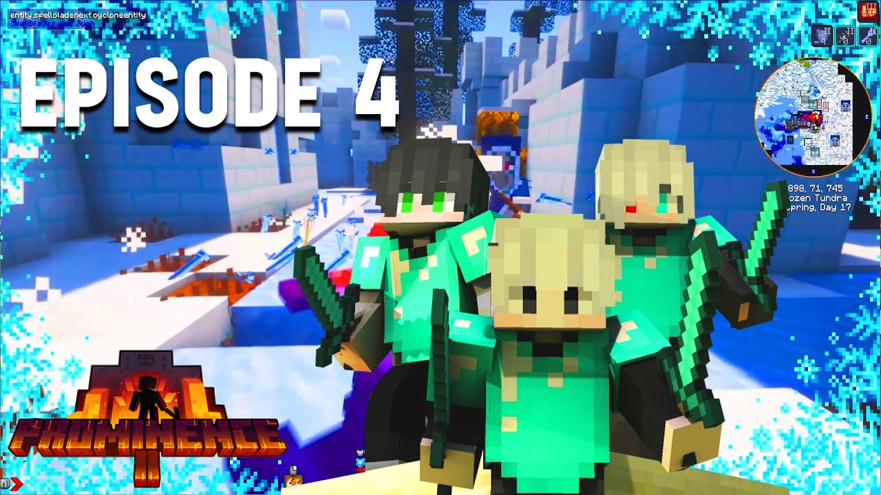 การต่อสู้ในแดน หิมะ ที่โคตรโหด!!! Minecraft Mod Prominence 2 [EP.4 ...