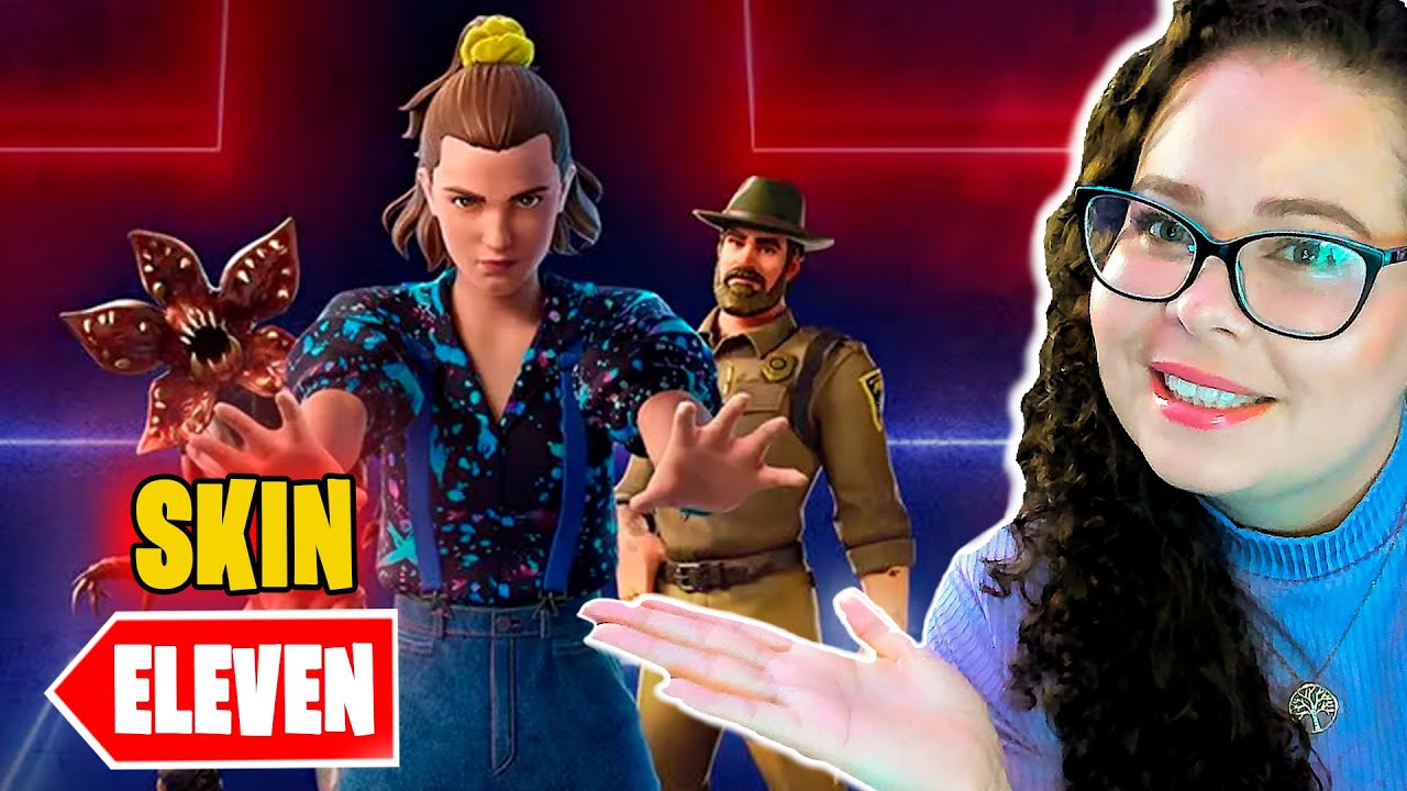 NOVA SKIN DA ELEVEN DO STRANGER THINGS NO FORNITE - YouTube