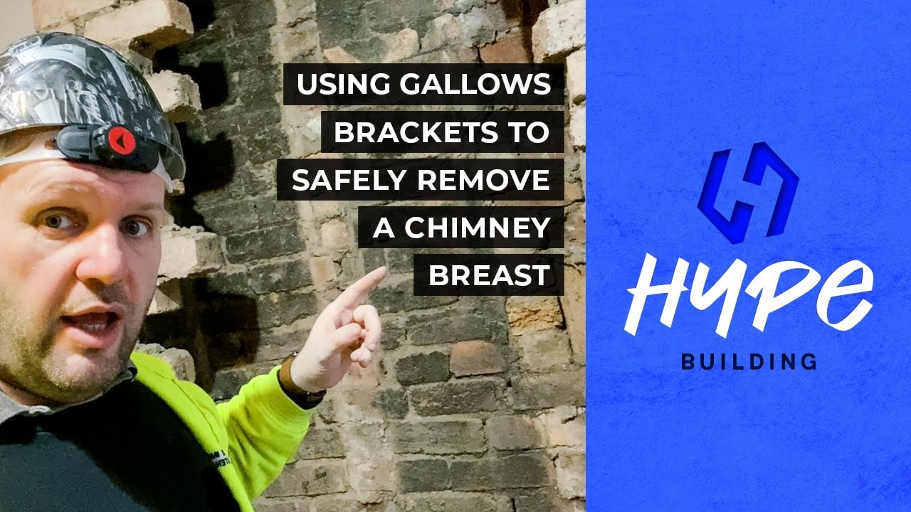 Using Gallows Brackets to Safely Remove a Chimney Breast - YouTube