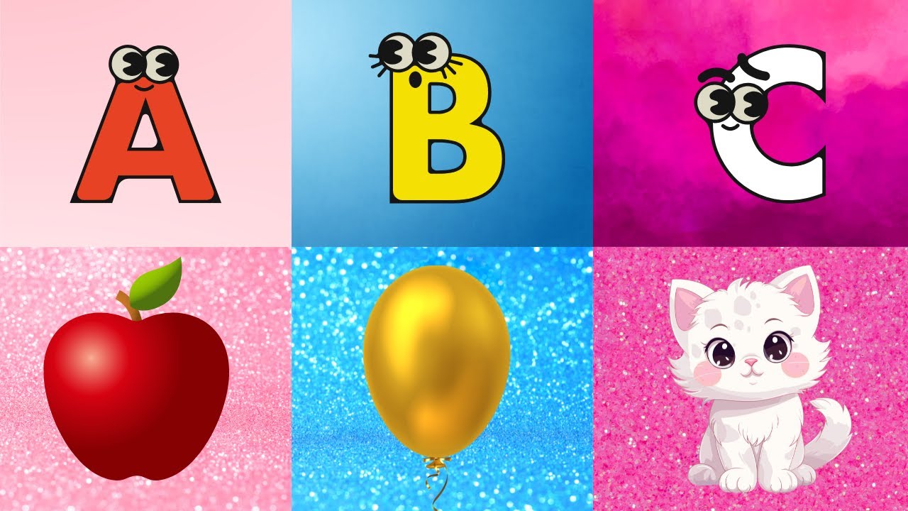 Two Words ABC Poem for Babies | Fun & Easy Alphabet Learning - YouTube