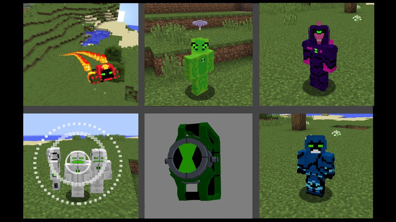 Minecraft Ben 10 Mod Alien Force Teaser - YouTube