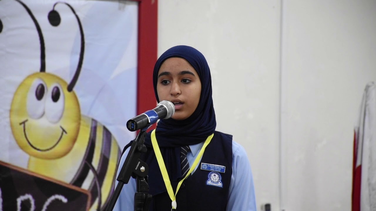 Alia National School - National Spelling Bee - YouTube