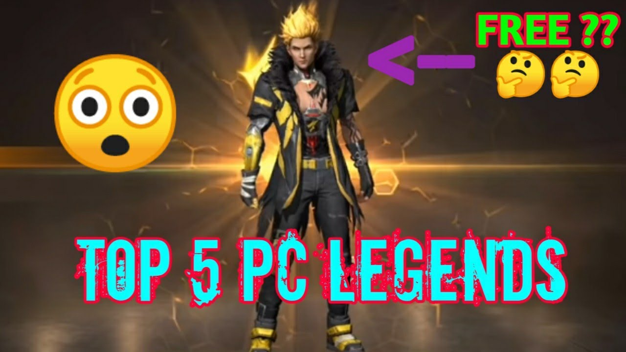 TOP FIVE PC LEGENDS IN FF !! FREE BUNDLE FOR ALL !!! - YouTube