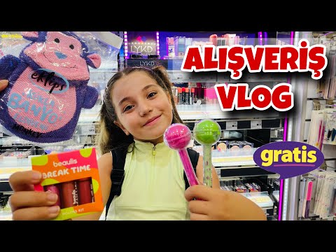 GRATİS ALIŞVERİŞ VLOG ! MAKYAJ ALIŞVERİŞ GÜNÜ ! MAKEUP !!