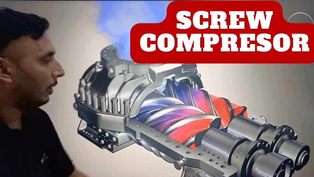 Screw Compressor in Hindi || Gear Institute - YouTube