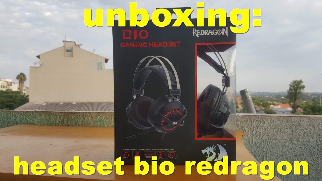 PC NOVO- unboxing headset redragon bio - YouTube