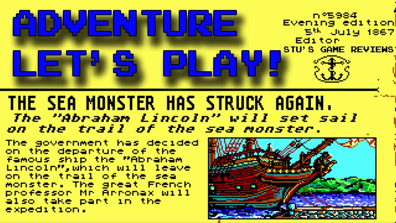 20000 Leagues Under the Sea (DOS, 1988) - Adventure Let's Play! - YouTube
