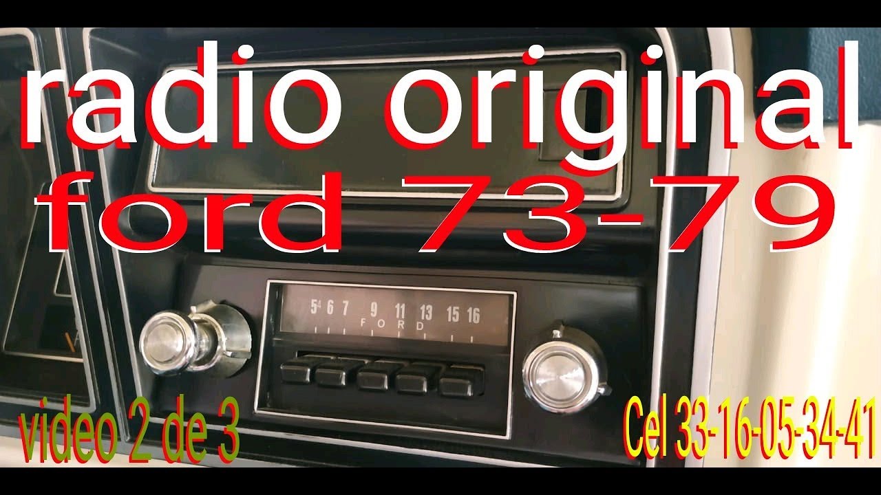 F100 Radio ORIGINAL "Hecho en México" Parte 2/3 l Classic Truck l "La ...
