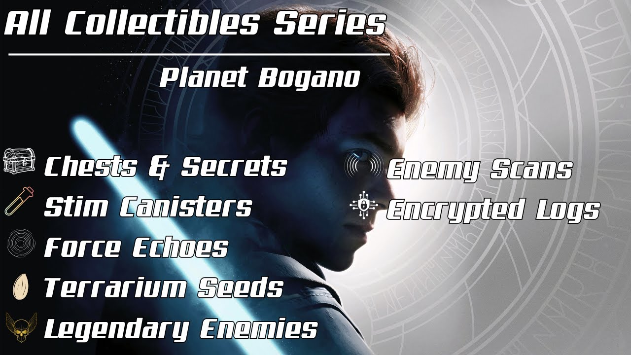 Star Wars Jedi Fallen Order All Collectibles Series: Planet Bogano ...