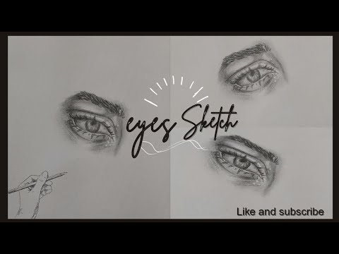 “Easy Semi Realistic Eye Drawing | Step by Step Tutorial” - YouTube
