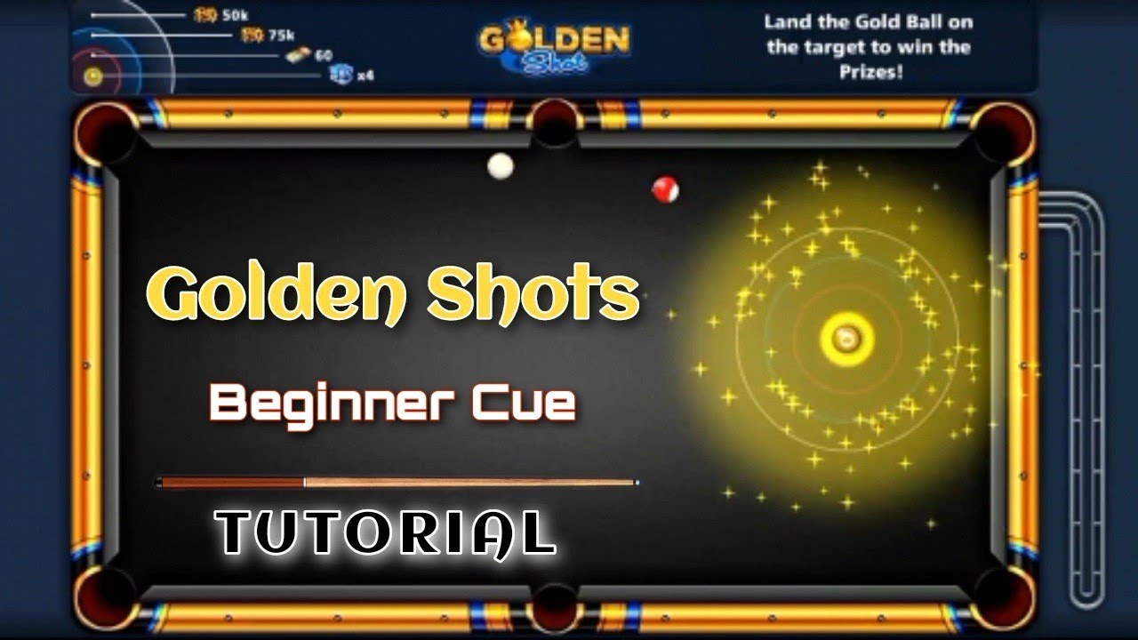 8 Ball Pool Golden Shot Beginner Cue - YouTube