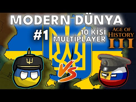 MODERN DÜNYA DEĞİŞİYOR ⚔️ - 10 KİŞİ EFSANEVİ MULTİPLAYER RP - Age Of History 3 Part 1 ​@ImperiumMP6