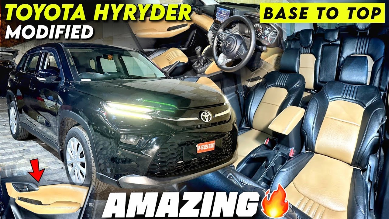 Toyota Hyryder Base Model Modified🔥Toyota Hyryder Base to Top Hyryder ...