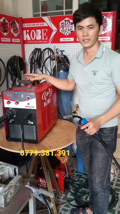 Máy hàn MIG 250A hàn khí co2 cuộn 15kg #mayhanmig - YouTube