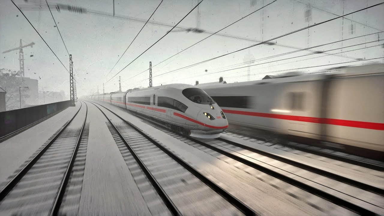 Train Sim World 3 | Snow And Ice | BR406 DB - YouTube