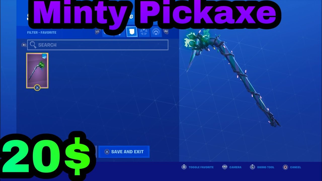 How to still get the minty pickaxe WITHIN 15-20$ (NO STORE METHOD ...