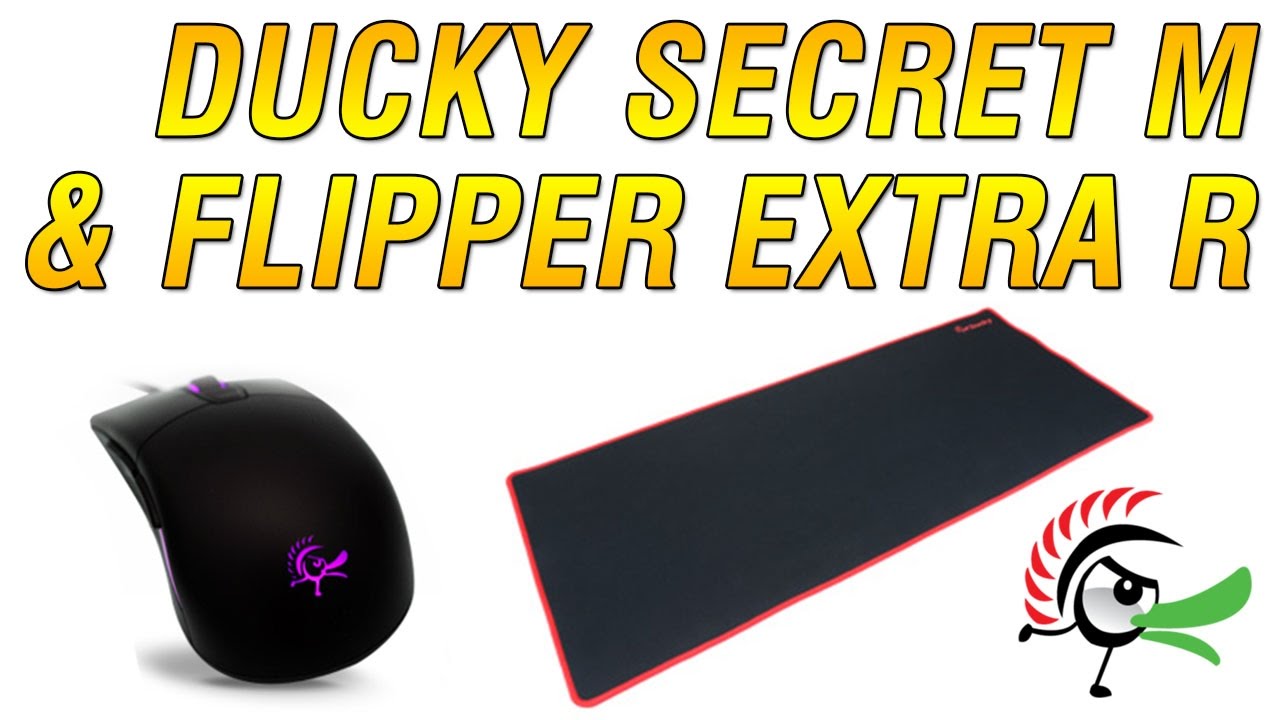 DUCKY SECRET M Optical Mouse! + FLIPPER EXTRA R Mousepad! - YouTube