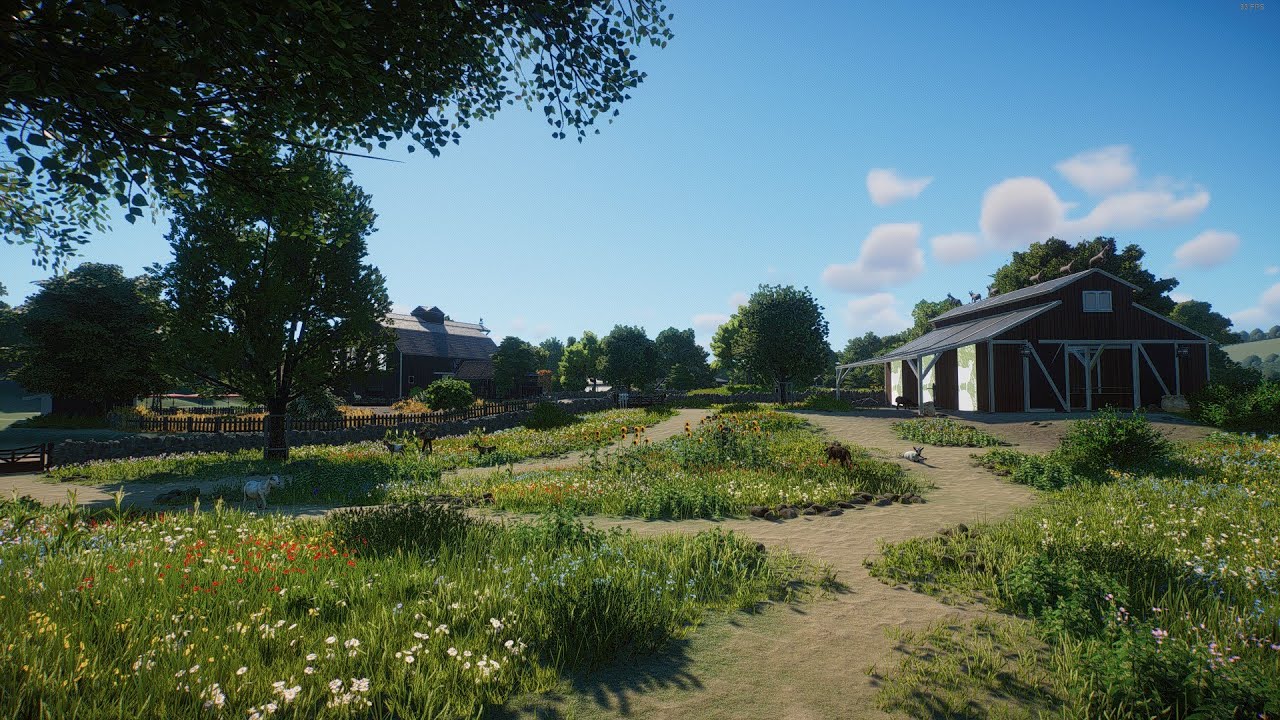 Planet zoo: Episode 7 Sycamore Farm - Alpine Goat Habitat Speedbuild ...