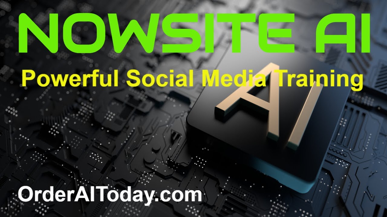NOWSITE AI: How-To Wednesday, Live Q&A, Get Social Media Views - YouTube
