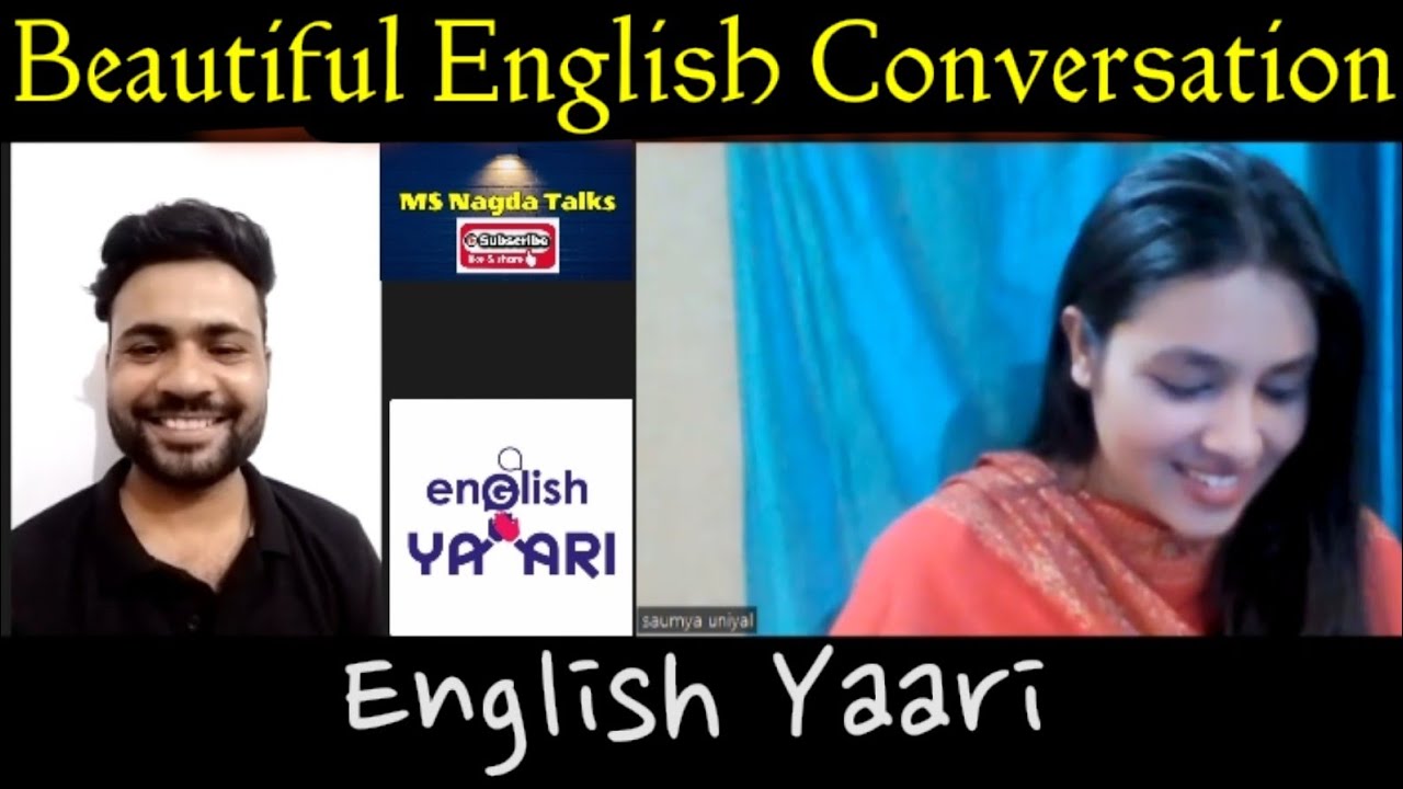 English Conversation with English Yaari Tutor || Zoom call || Speaking Practice with Indian ...