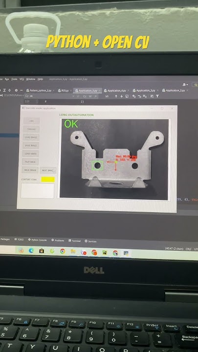 Vision with python + opencv + qt5 - YouTube