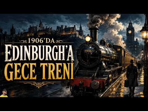 1906'Da Edinburgh'a Gece Treni Yolculuğu | Rahatlatıcı Bir Edward Dönemi Uyku Hikayesi