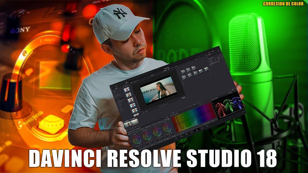 APRENDE a utilizar el COLOR en DAVINCI RESOLVE STUDIO 18 - YouTube