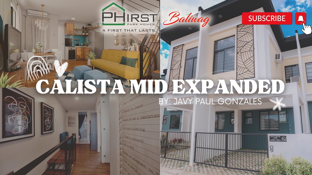 CALISTA MID Expanded Version (PHirst Park Homes - Baliwag) - YouTube