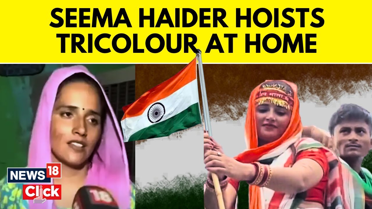 Seema Haider Latest News | Seema Haider Raises India Flag At Her Home ...