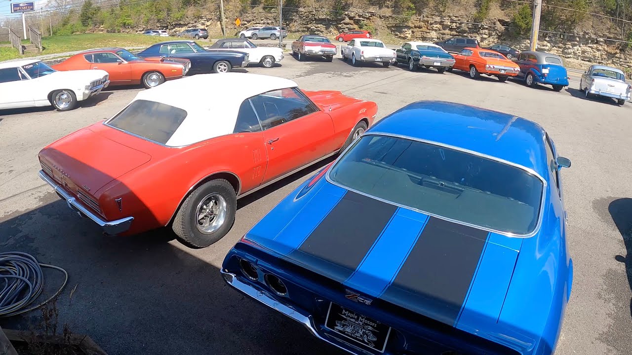 Maple Motors SNEAK PEEK 3/25/23 Muscle Car Lot Inventory Update - YouTube