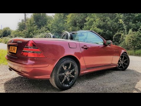 MERCEDES SLK R170 UPGRADES WITH THE ROOF DOWN 360 VIEW - YouTube