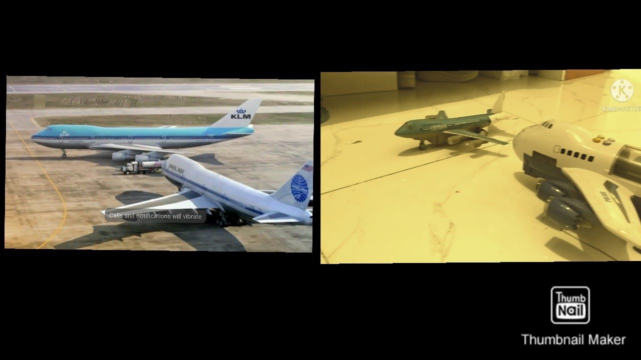toys and animation KLM AND PAN AM CRASH😥💥 - YouTube