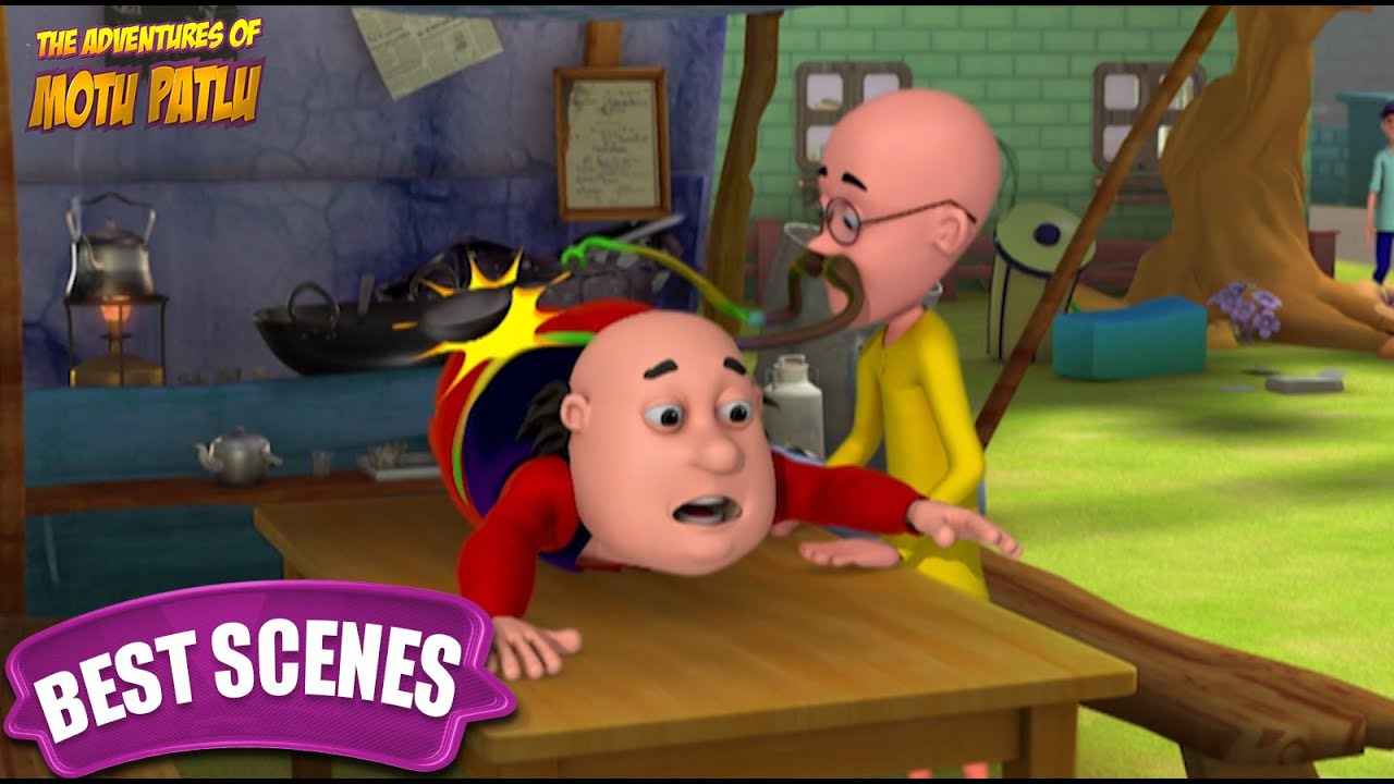 Motu Patlu Ki Fight | Motu Patlu Best Scenes | Cartoon for kids ...