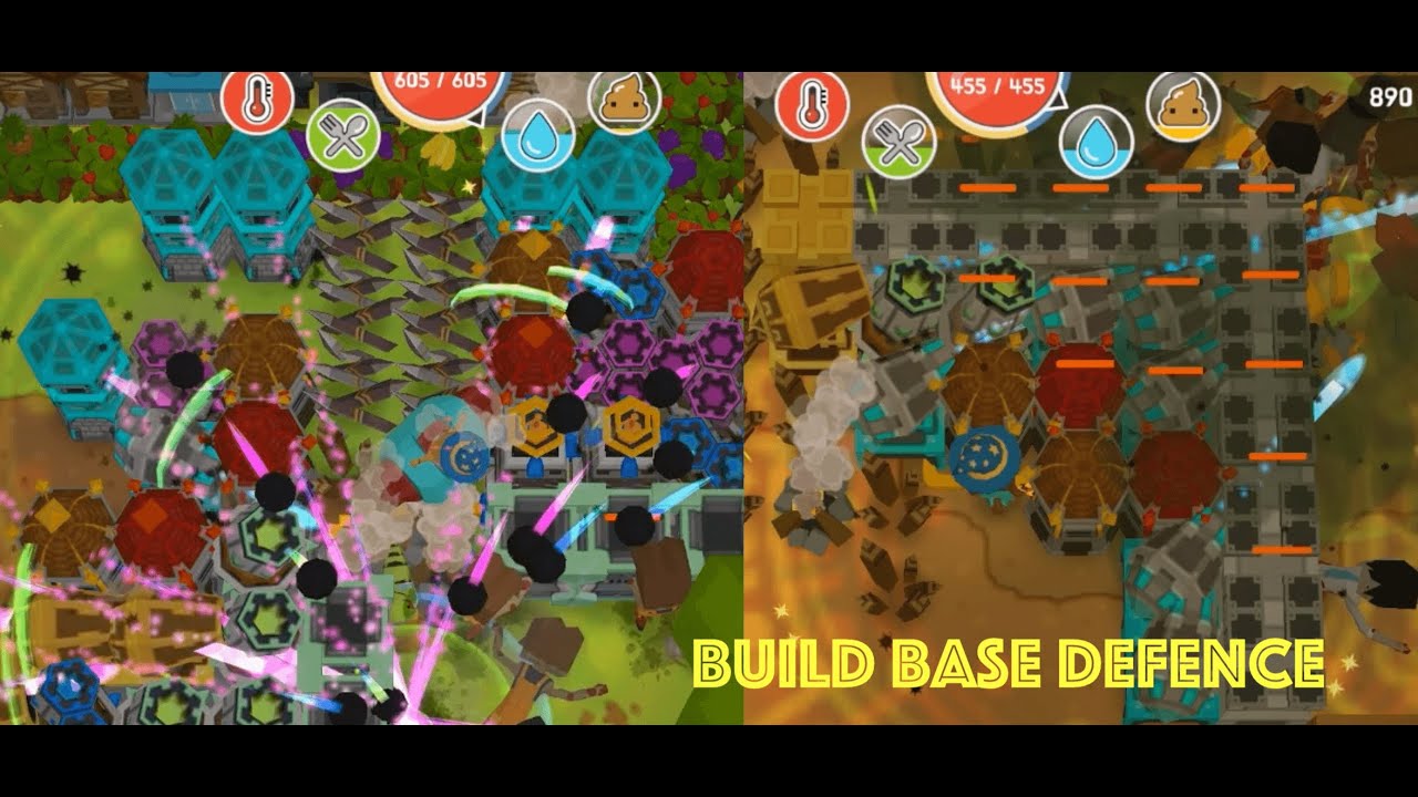 Mine Survival | Build base defence - Xây dựng nhà chính phòng thủ - YouTube