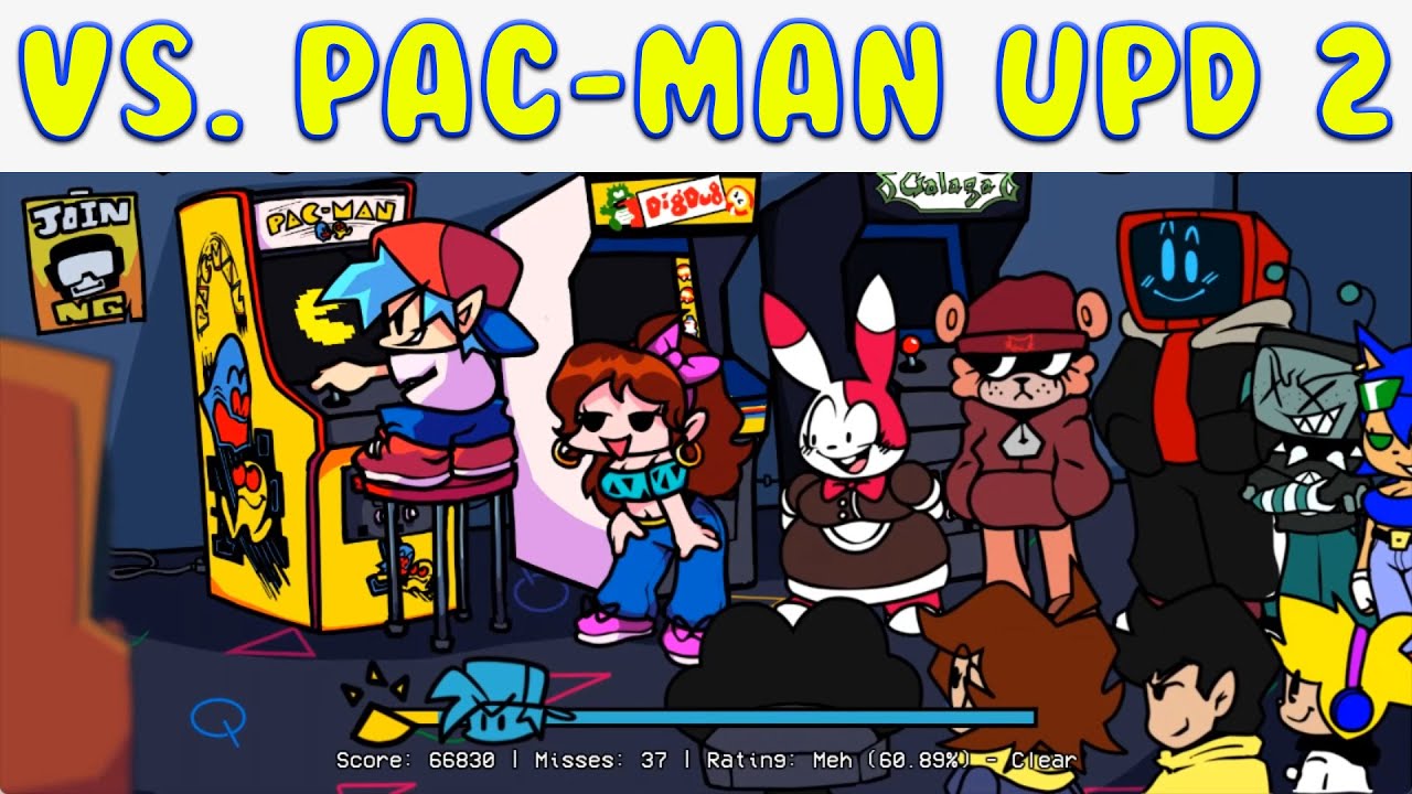 Friday Night Funkin': Vs. Pac-Man (UPDATE 2!!) FULL WEEK + FREEPLAY ...