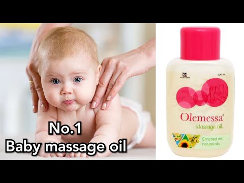 Baby Massage oil for fair&glowing skin/best massage oil for baby skin soft&healthy/olemessa baby oil