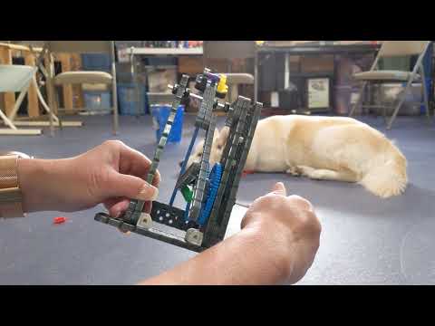 Vex IQ fling bot simplified mechanism - YouTube