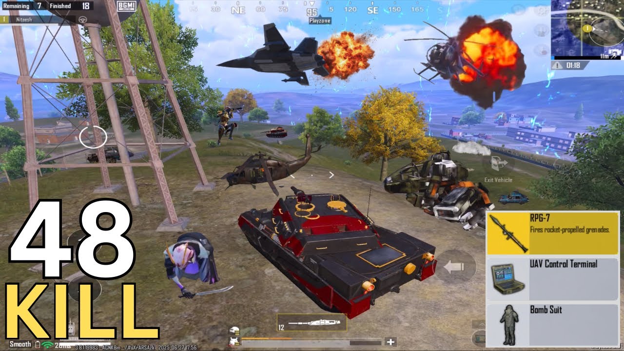 😱 The Real Destruction with Tank + RPG In Payload Mode || RPG ...