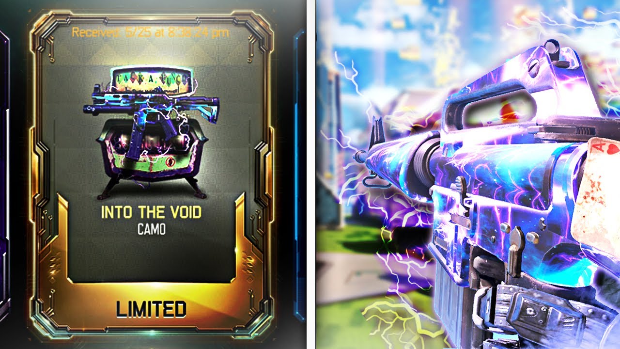 NEW RARE "INTO THE VOID" CAMO ON EVERY WEAPON IN BLACK OPS 3 PACK A ...
