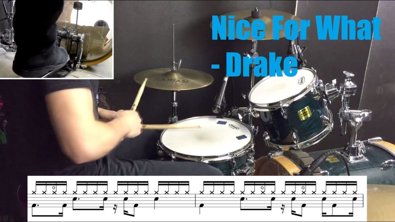 Nice For What Drum Tutorial - Drake - YouTube