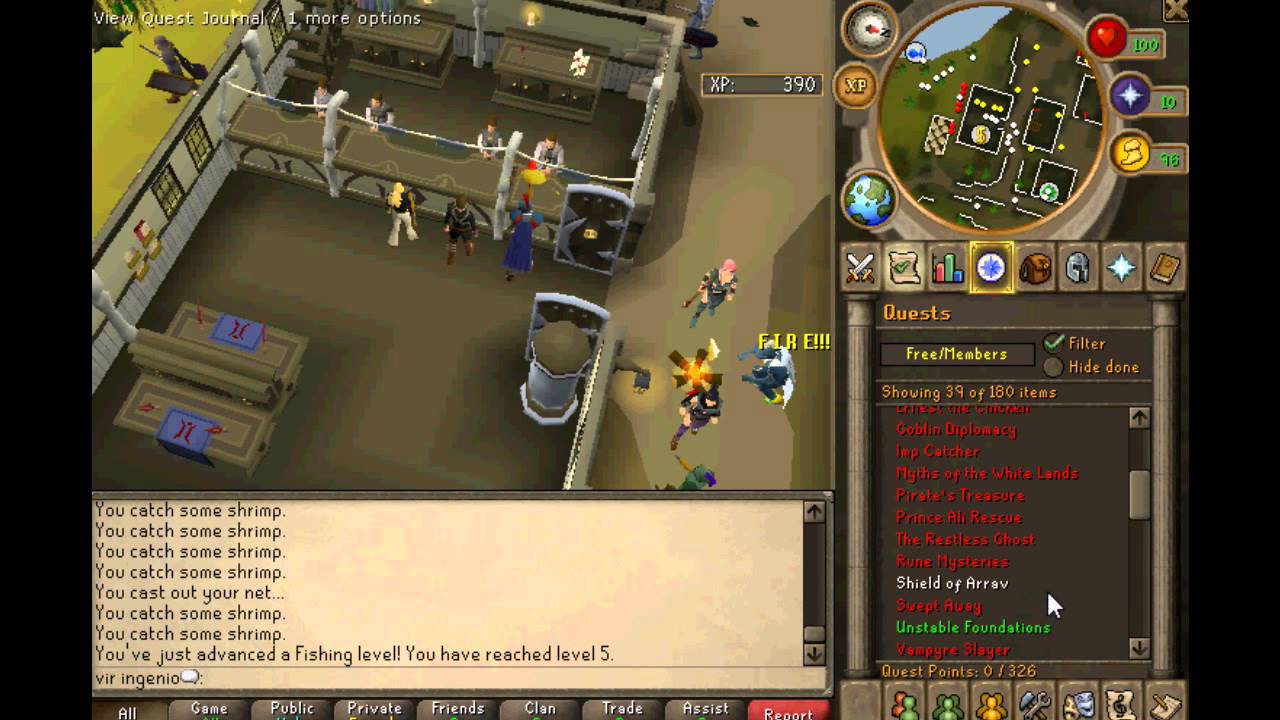 Runescape: level 3 skiller progress video #1 - YouTube